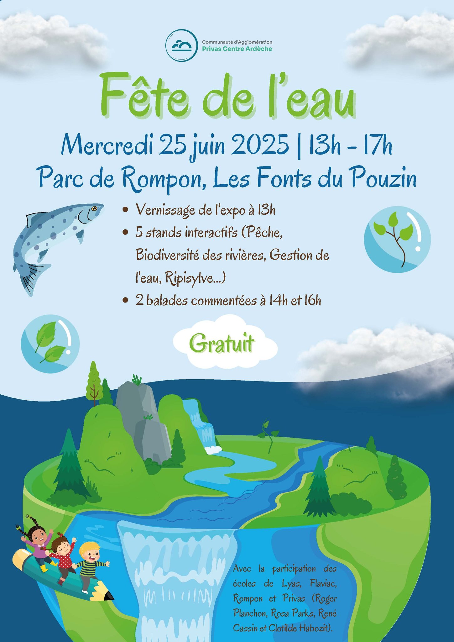 La fête de l'eau à Rompon le mercredi 25 juin - Paléodécouvertes